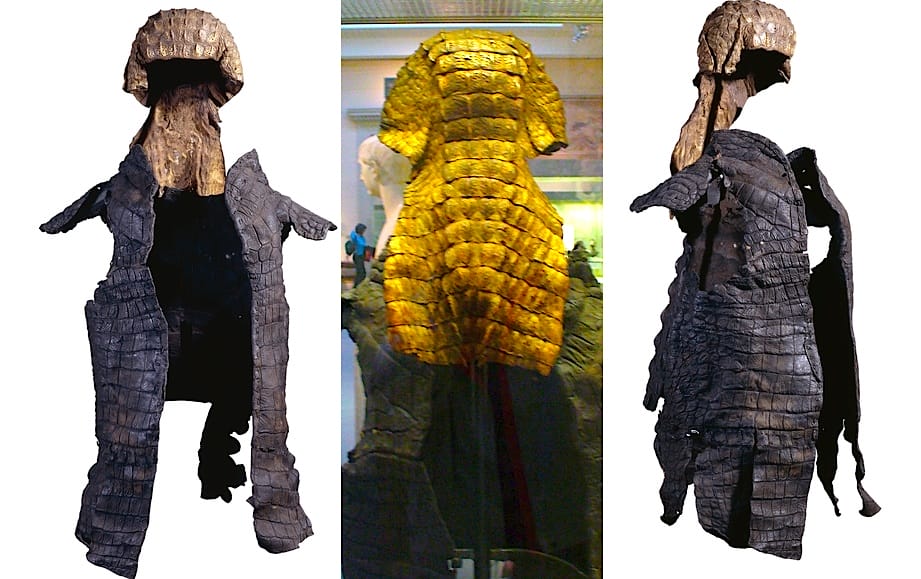 Actual crocodile armour