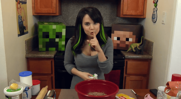 Here's how you bake a Minecraft cake