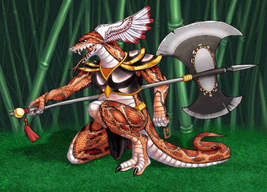 6 Snake warriors for the Year of the Snake