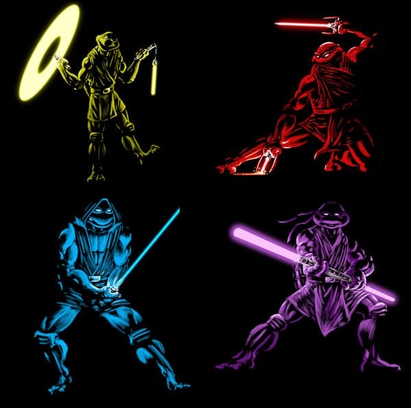 Sewer Jedi - Teenage Mutant Ninja Turtles