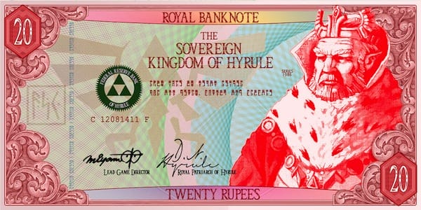 Hyrule bank notes