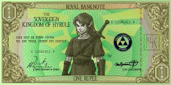 Hyrule bank notes