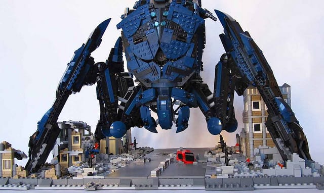 Mass Effect Reaper reborn in LEGO