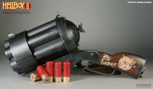 A 1:1 scale Hellboy Big Baby gun