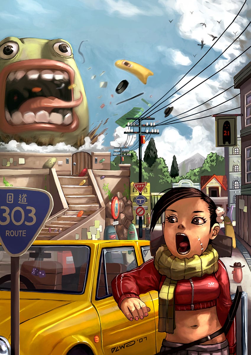 Pictures: Mundane scaring monsters