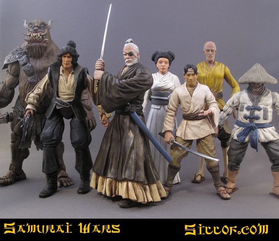 Sillof's most amazing Star Wars samurai figures