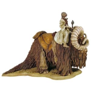 Star Wars: Cute Bantha statue comes with free Tusken Raider