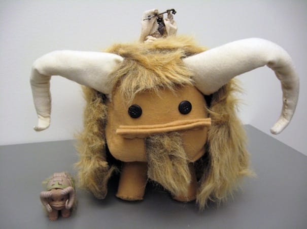Handmade Bantha is fluffy and cute!