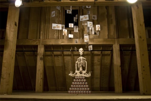 Knitted Skeleton Yoga