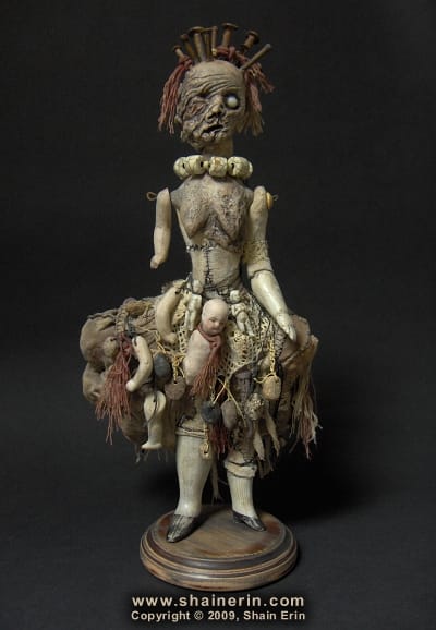 Shain Erin's impressive but freaky nightmare monster dolls