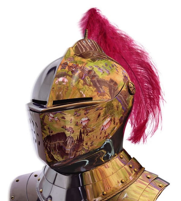 Old style gamer helmet