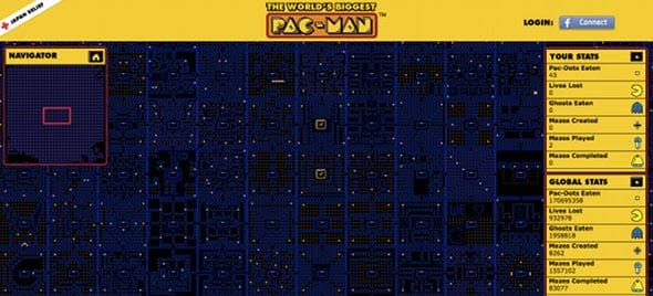 Bored? Try the world's biggest Pac-Man game