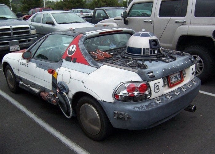 R2D2 controlled car