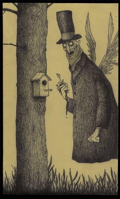 Amazing, scary, wonderful monster illustrations... on post-it notes!