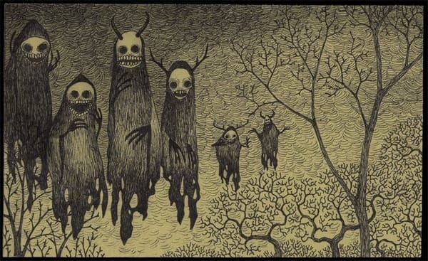 Amazing, scary, wonderful monster illustrations... on post-it notes!