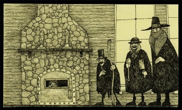 Amazing, scary, wonderful monster illustrations... on post-it notes!