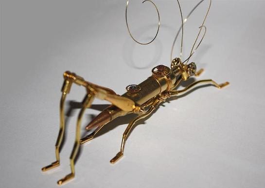 Anthrobots: Steampunk insects built from bullets