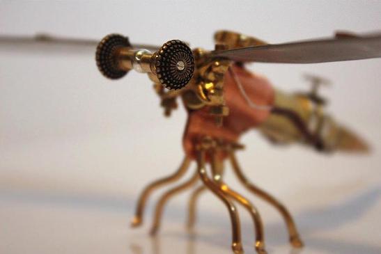 Anthrobots: Steampunk insects built from bullets