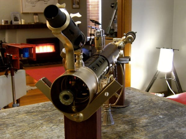 Steampunk sub-machine gun