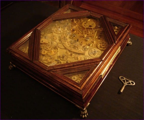 The datamancer's impressive steampunk laptop