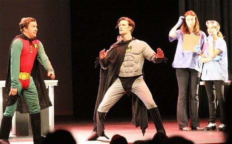 Doctor Who's Matt Smith is Batman