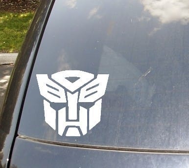 Geek car stickers