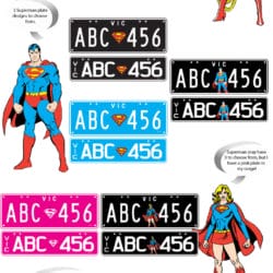 Australia takes the cloak off new superhero car license plates