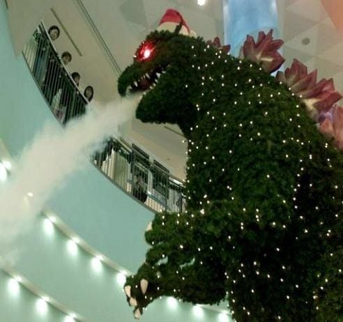 Godzilla Christmas Tree