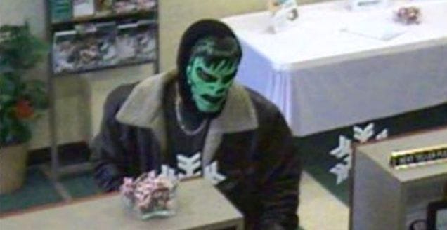 Real life Incredible Hulk robs New York bank
