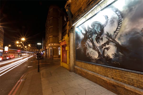 Alien art in London