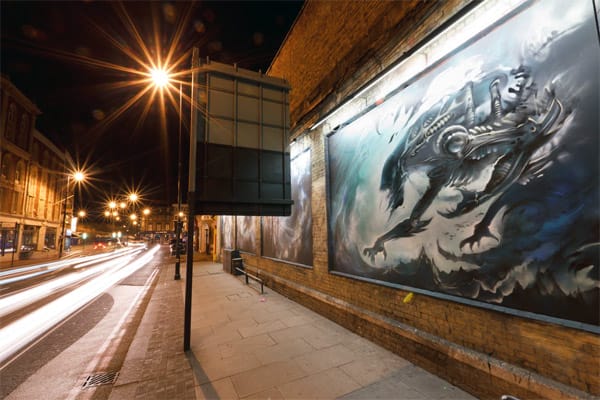 Alien art in London