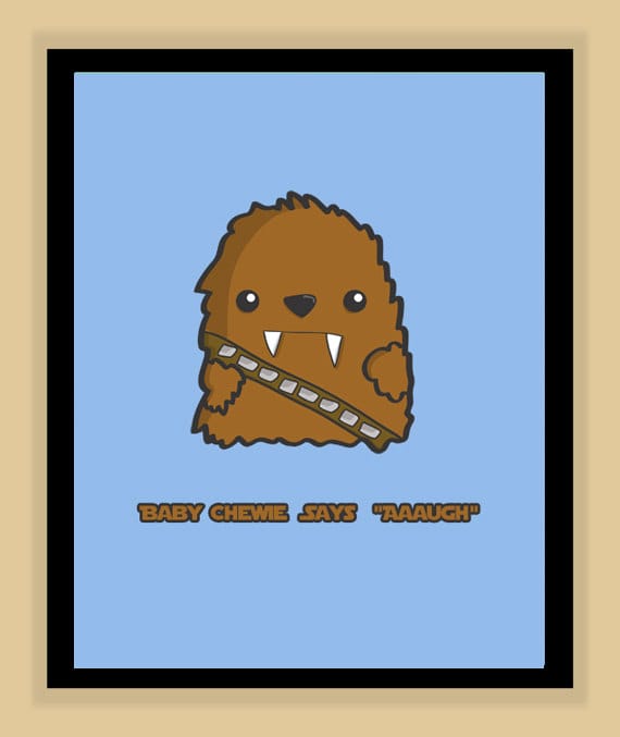 Uber cute Star Wars prints