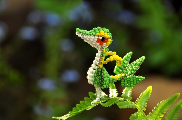 Pokemon made from beads