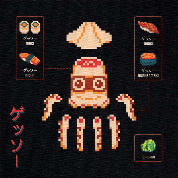 8-bit butcher chop diagrams