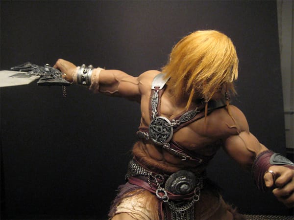 Incredible custom built He-Man sculpture