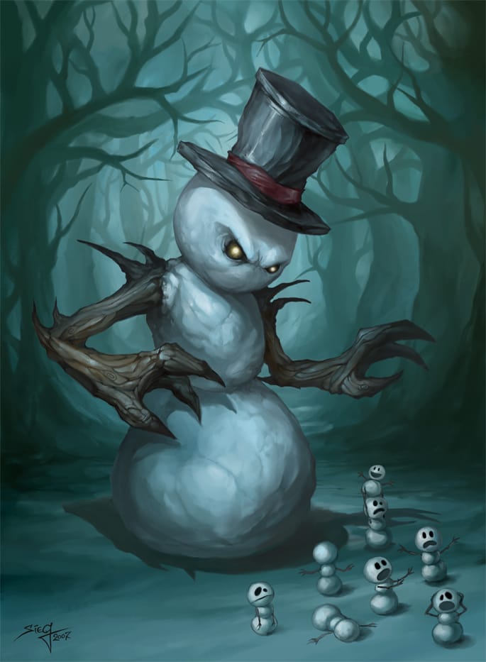 10 scary snowmen in honour of Doctor Who's The Snowmen