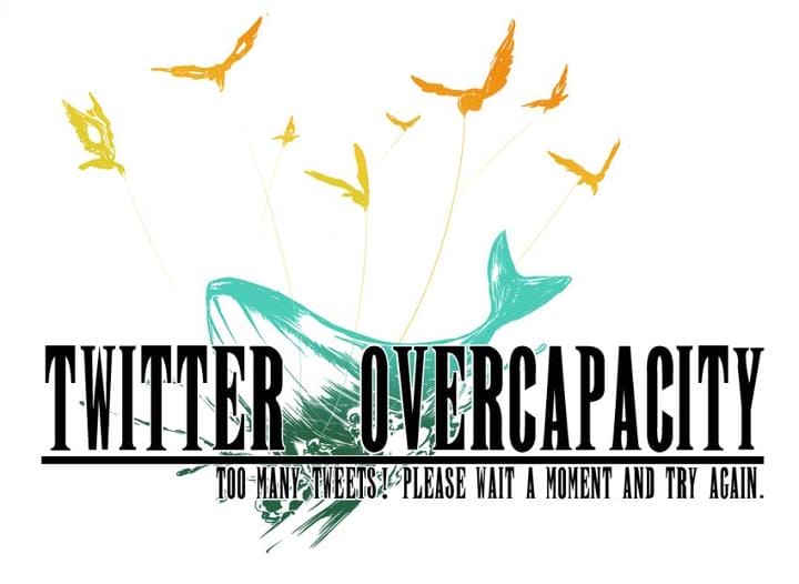 Final Fantasy style Twitter Fail Whale