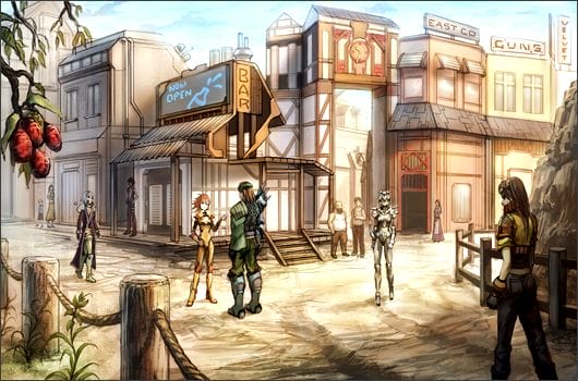 The art of New Horizon, a sci-fi RPG