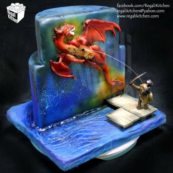 Hello Kitty Borg cake