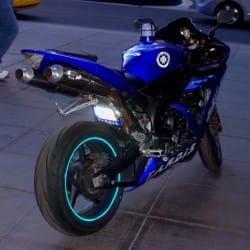 The TARDIS as a motorcycle