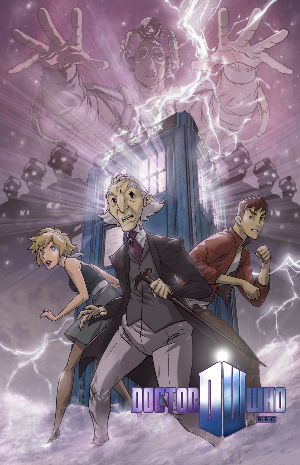Concept art from failed Doctor Who animated series pitch