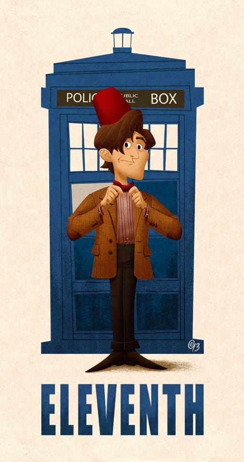 Erich Owen updates the Doctor Who collection; enjoy 12 great posters