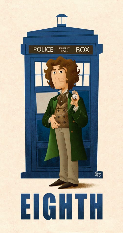 Erich Owen updates the Doctor Who collection; enjoy 12 great posters