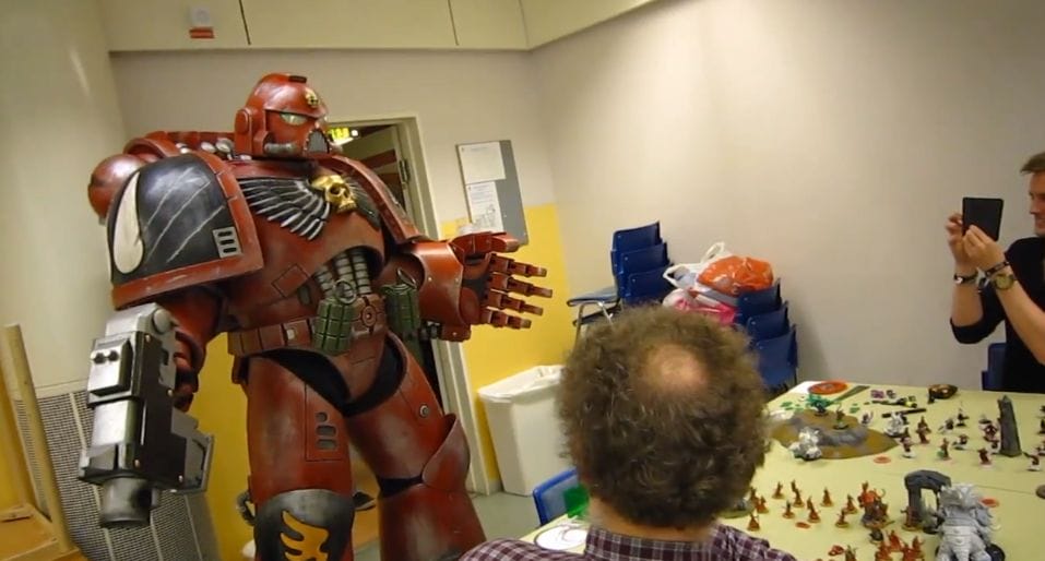 Warhammer 40K: Incredible Blood Angel cosplay