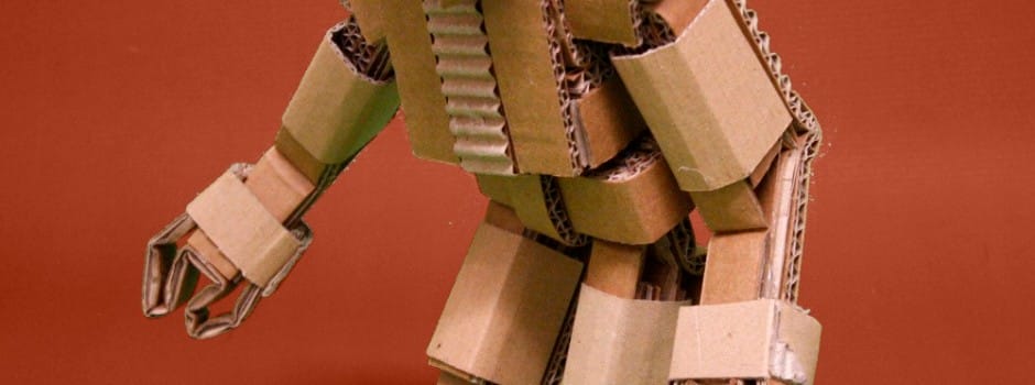 Papercraft: cardboard robots