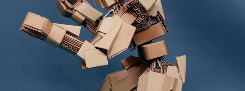 Papercraft: cardboard robots