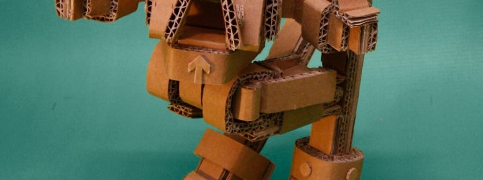 Papercraft: cardboard robots