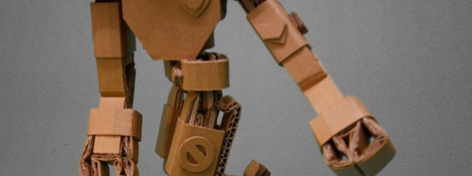 Papercraft: cardboard robots