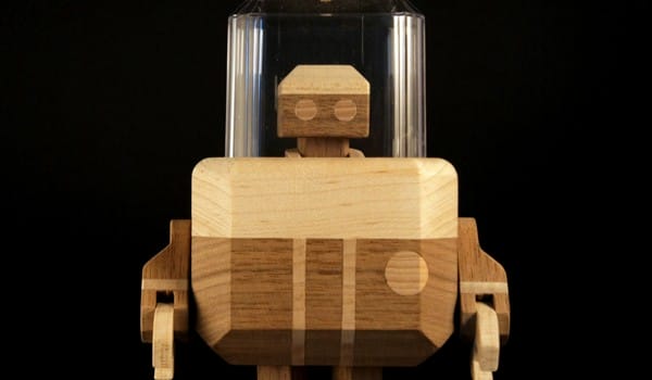 Derpy wooden robots by LouLou & Tummie