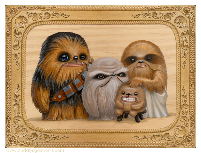Star Wars Day: Cute Wookiee family portrait